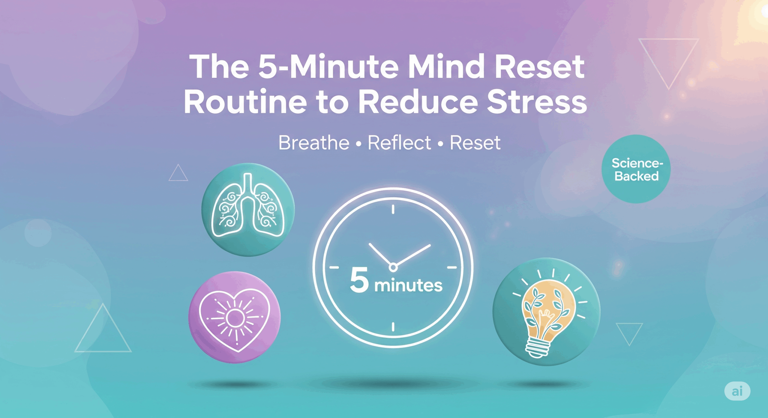 The 5-Minute Mind Reset Routine to Reduce Stress - The Fit Auras